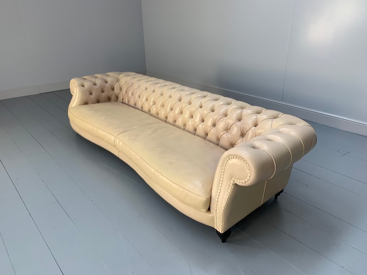 Baxter of Italy Diana Chester 4-Seat Sofa - In Cream Tuscany Leather ...